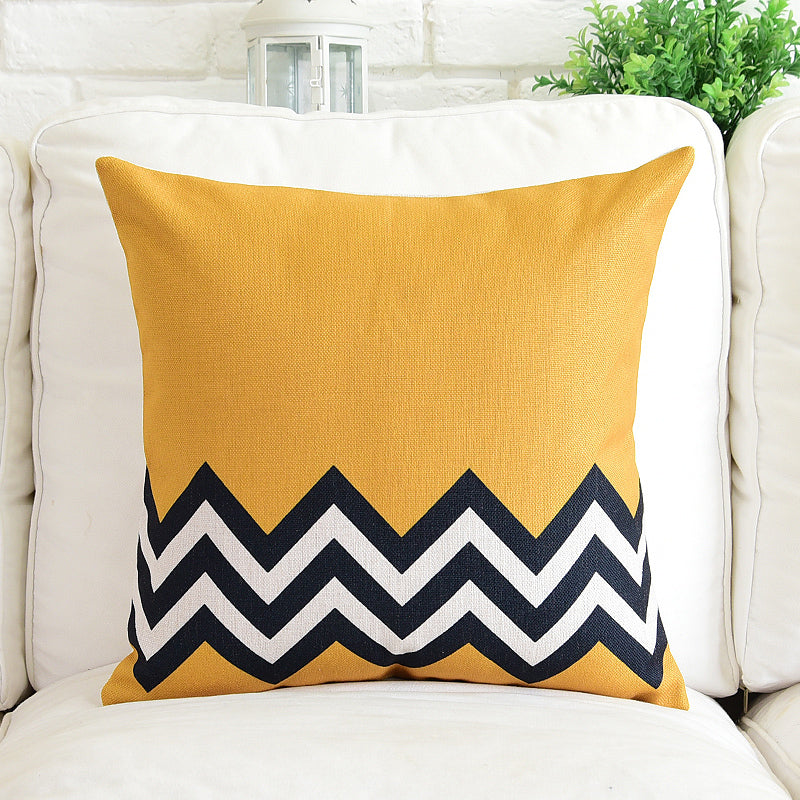 Zara Black Chevron Cushion Cover